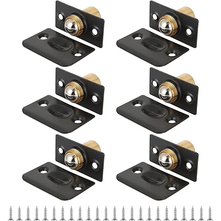 JQK Closet Door Ball Catch Hardware, Stainless Steel Catch Adjustable ...