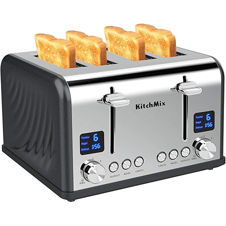 Amazon.com: TableTop King MDT4 Medium Duty 4-Slice Commercial Toaster ...