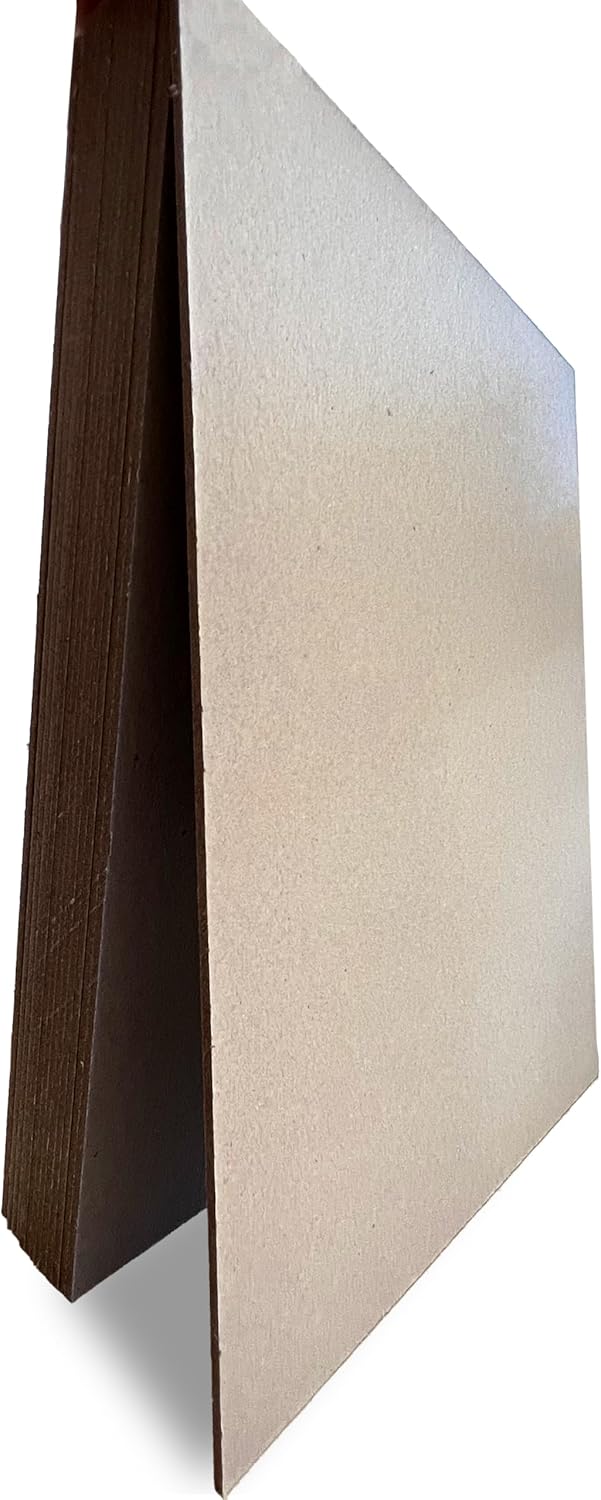 Amazon.com: 8.5 x 11 Inches 80 Point Kraft Heavy Duty Chipboard Sheets ...