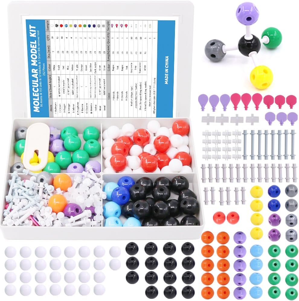 Amazon.com: Duluth Labs Organic Chemistry Molecular Model Student Kit ...
