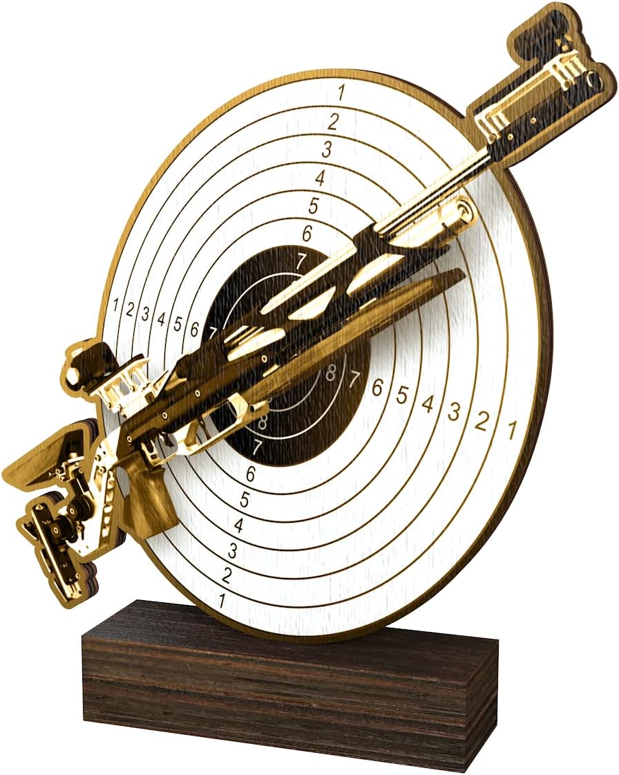 Trophy Monster Wooden Classic Sierra Air Rifle Shooting Award FREE ...