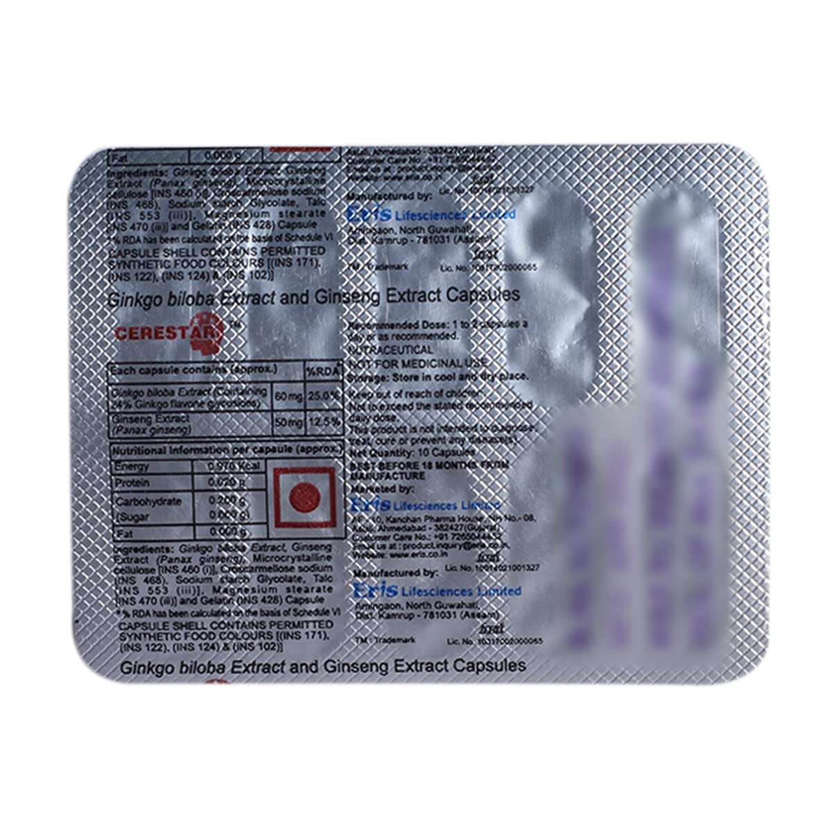 CERESTAR - Strip of 10 Capsules : Amazon.in: Health & Personal Care