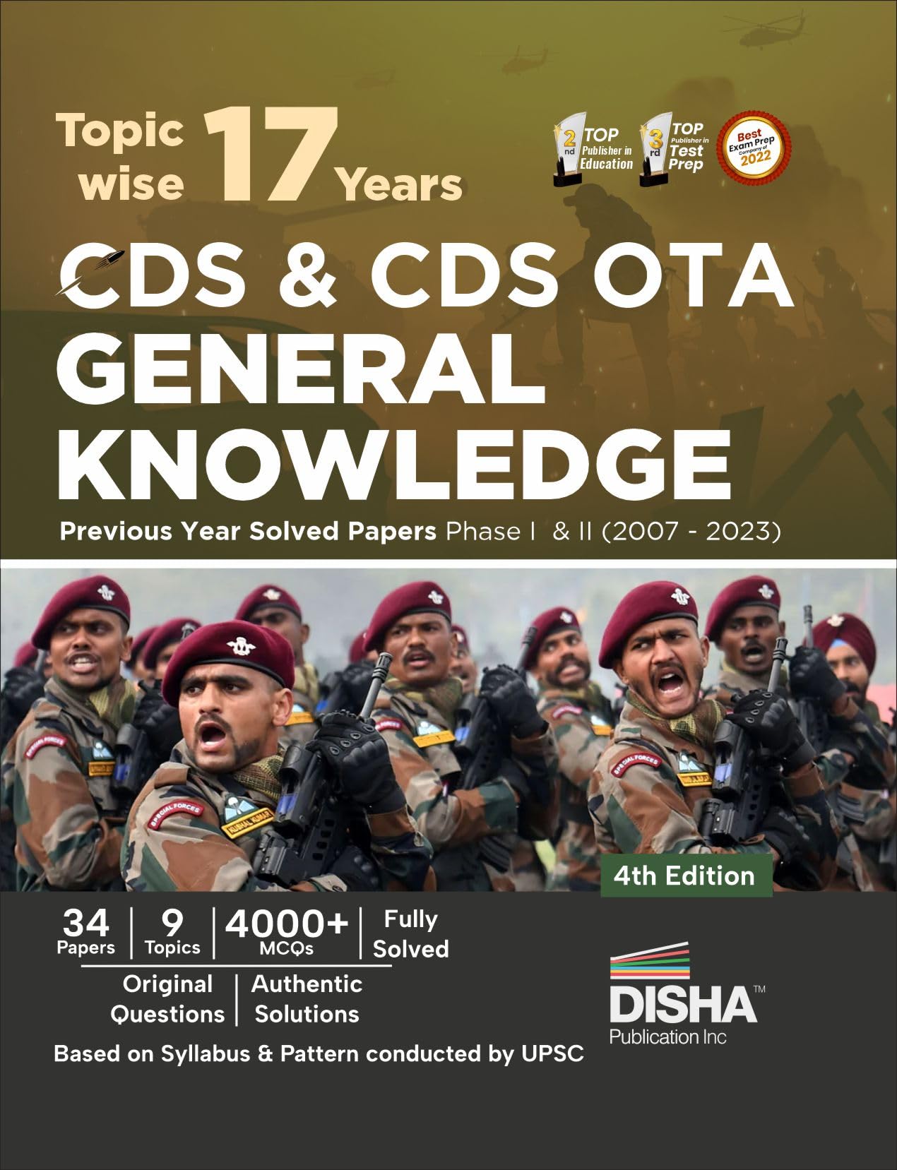 Topic-wise 17 Years CDS & CDS OTA General Knowledge Previous Year ...
