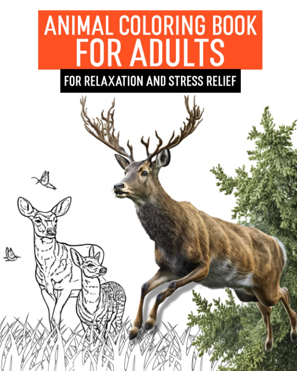 Amazon.com: Animal Coloring Book For Adults: Coloring Books For Adults ...