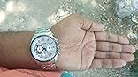Titan Octane Quartz Chronograph Silver Dial Silver Stainless Steel ...