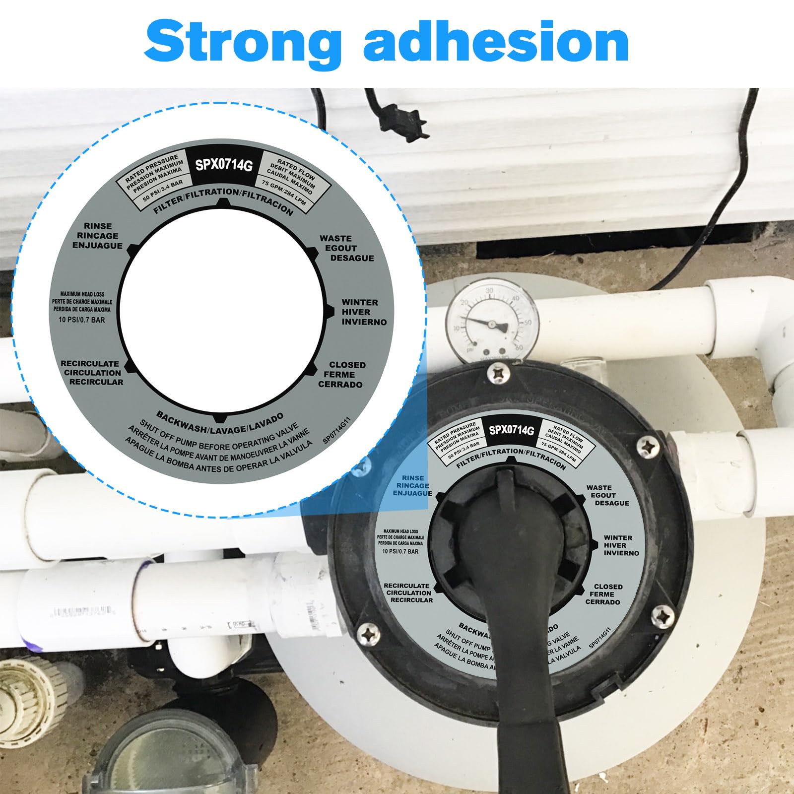 Piastra Shad Valvola Selettrice Per Filtro A Sabbia BlackLine Di Pool's ...