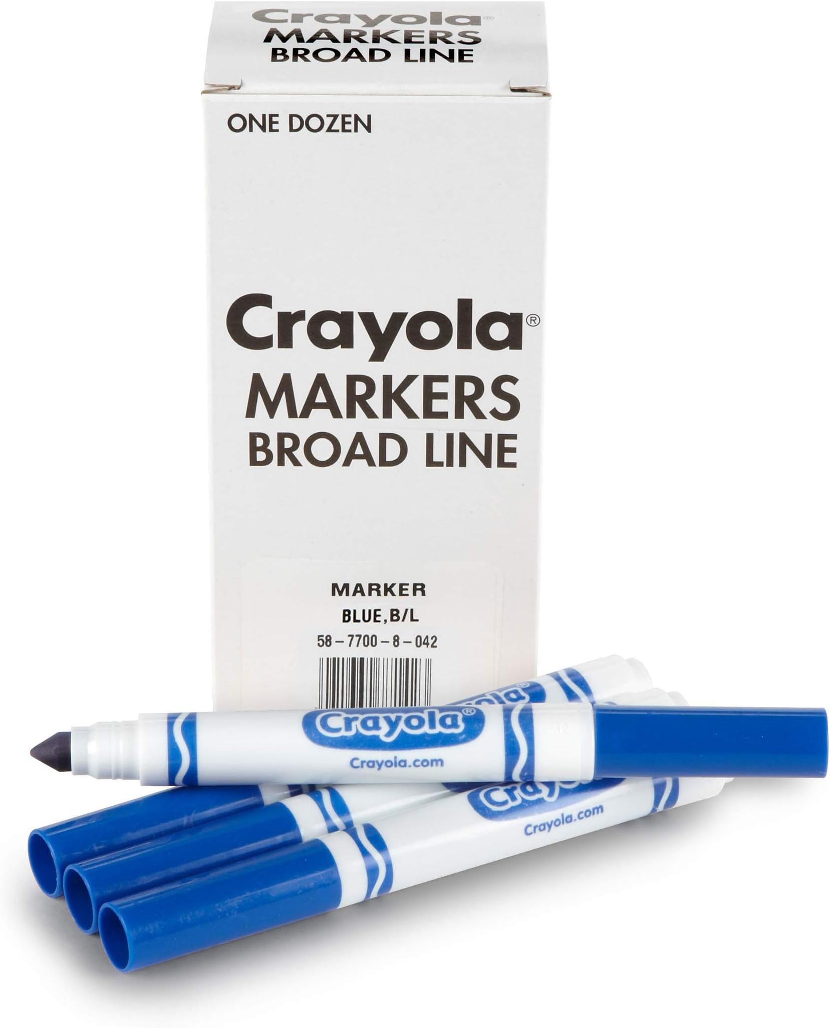 Amazon.com: Crayola Washable Markers - Red (12ct), Kids Broad Line ...