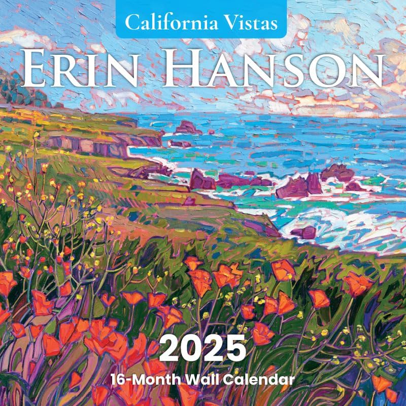 2025 Erin Hanson Calendar California Vistas Landscapes Fine Art | Large ...