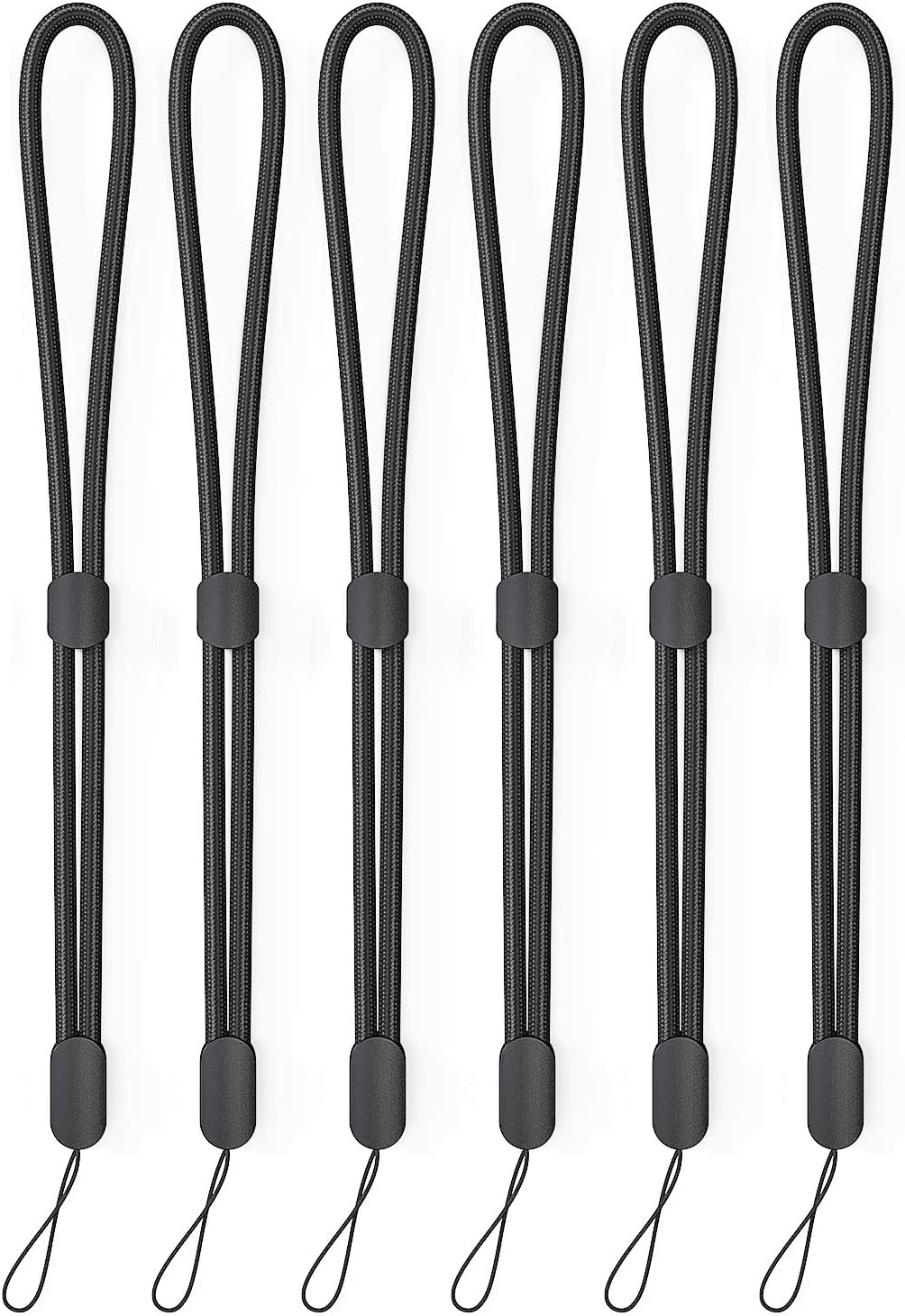 Amazon.com: YOUOWO 5 Pack wrist lanyard detachable small hand black ...