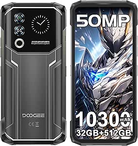 DOOGEE Blade 20 Ultra Unbreakable Mobile Phone - 10300mAh, 32GB+512GB ...