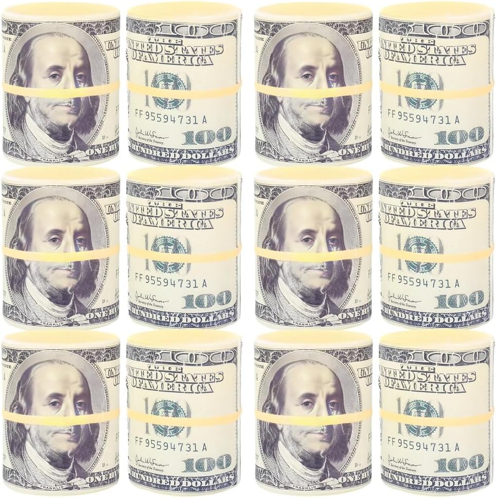 Amazon.com: Rhode Island Novelty 2.5" Squish Money Squeeze Money Roll ...