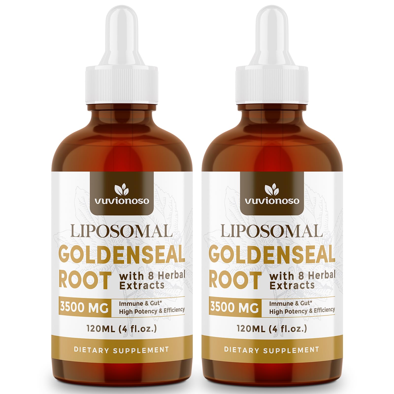 Amazon.com: Vuvionoso Golden Seal Tincture 3000mg - Goldenseal Root for ...
