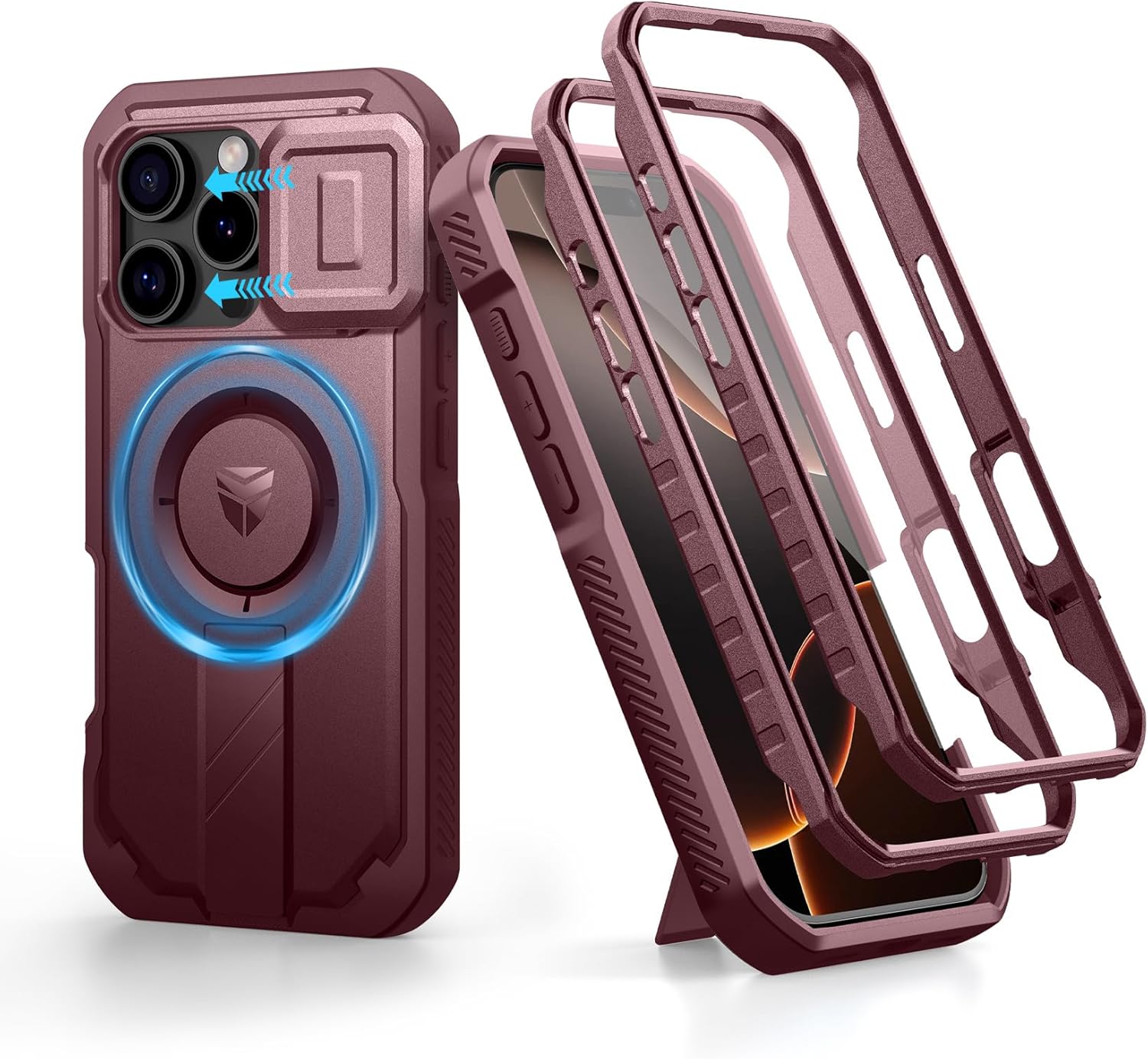 Amazon.com: Dexnor for iPhone 16 Pro Case with Slide Camera Cover ...
