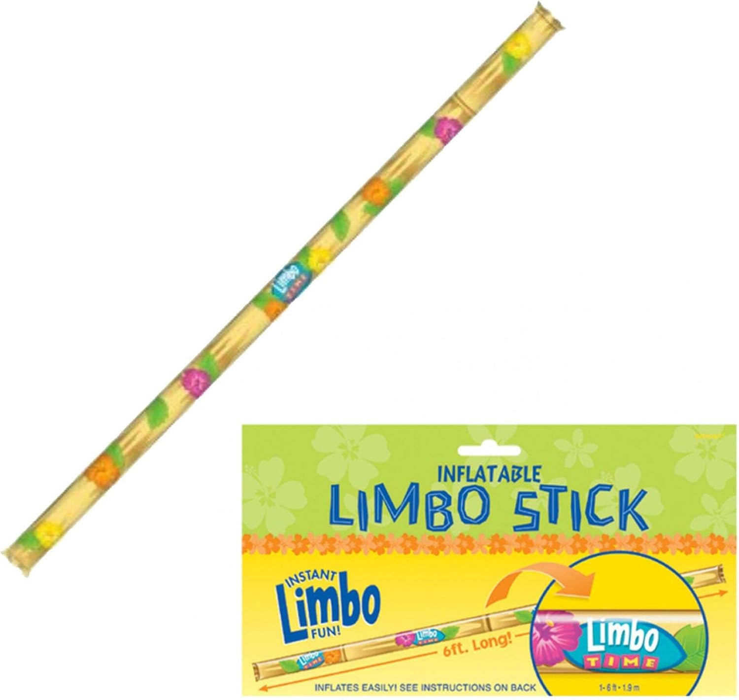 (PKT) Inflatable Limbo Stick 1.8m : Amazon.co.uk: Toys & Games