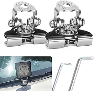 Amazon.com: fasebeek Pack-2 Car LED Light Base Mounting Bracket, Car ...