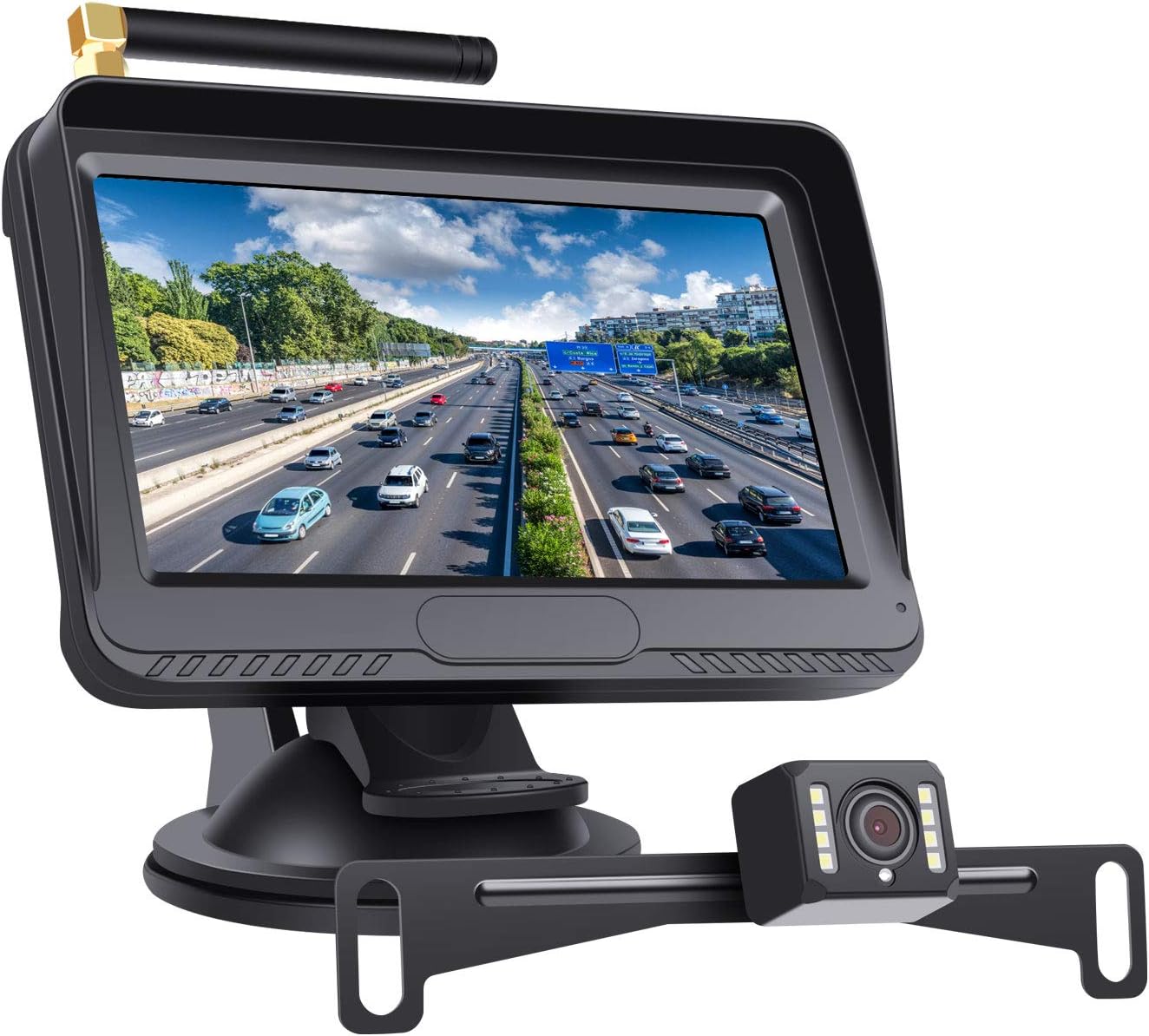 Amazon.com: LeeKooLuu Wireless Backup Camera for Trucks with 5 ...