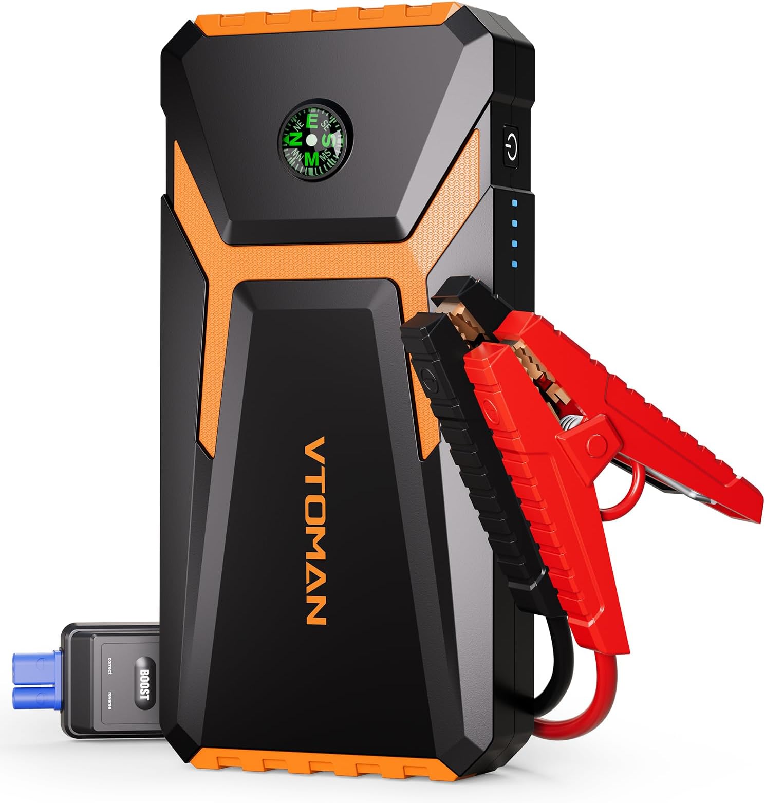 Amazon.com: WOLFBOX 4000A Jump Starter,12V Car Battery Jump Starter ...