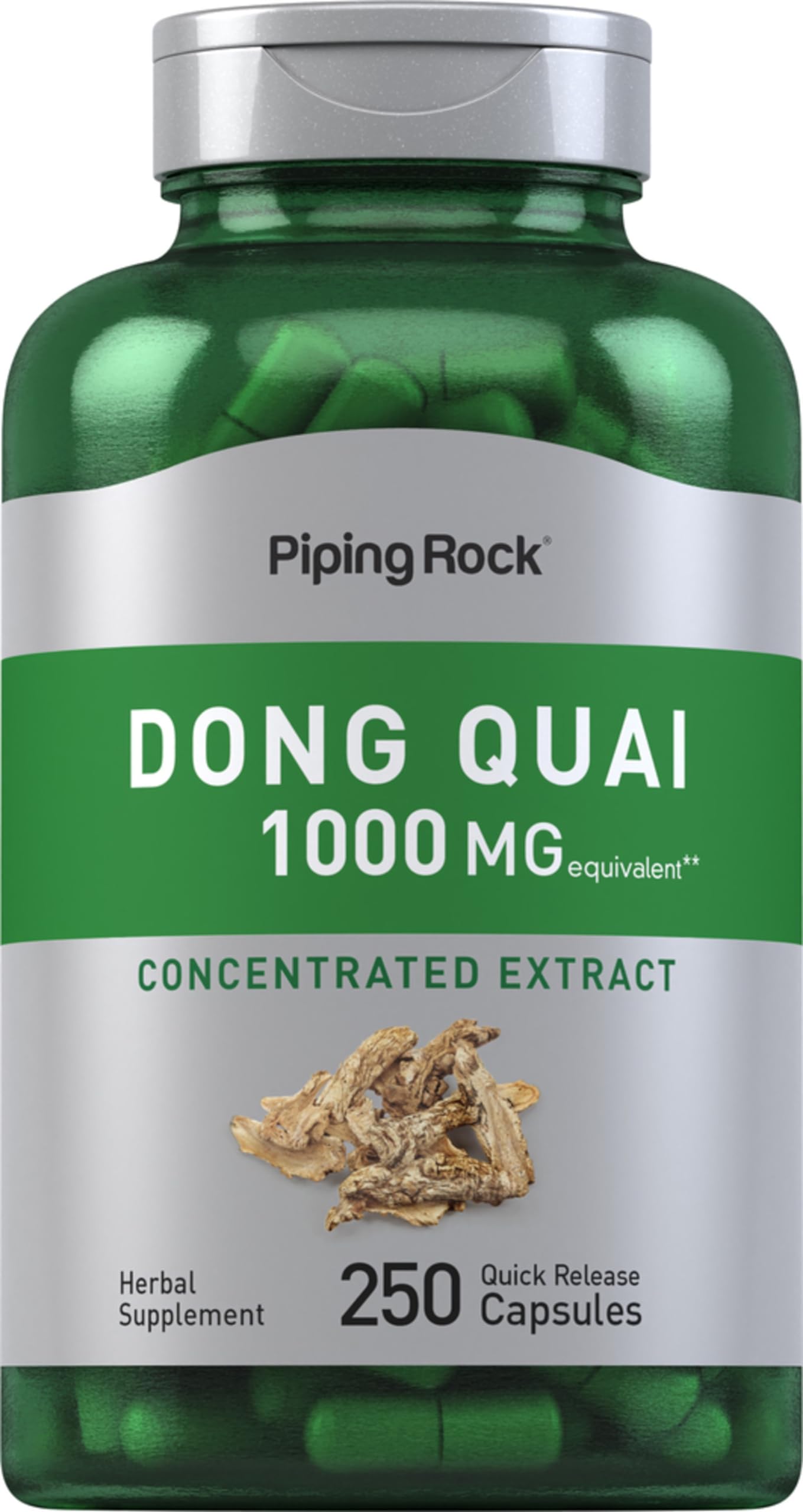Amazon.com: Piping Rock Dong Quai Supplement 1000mg | 250 Capsules ...