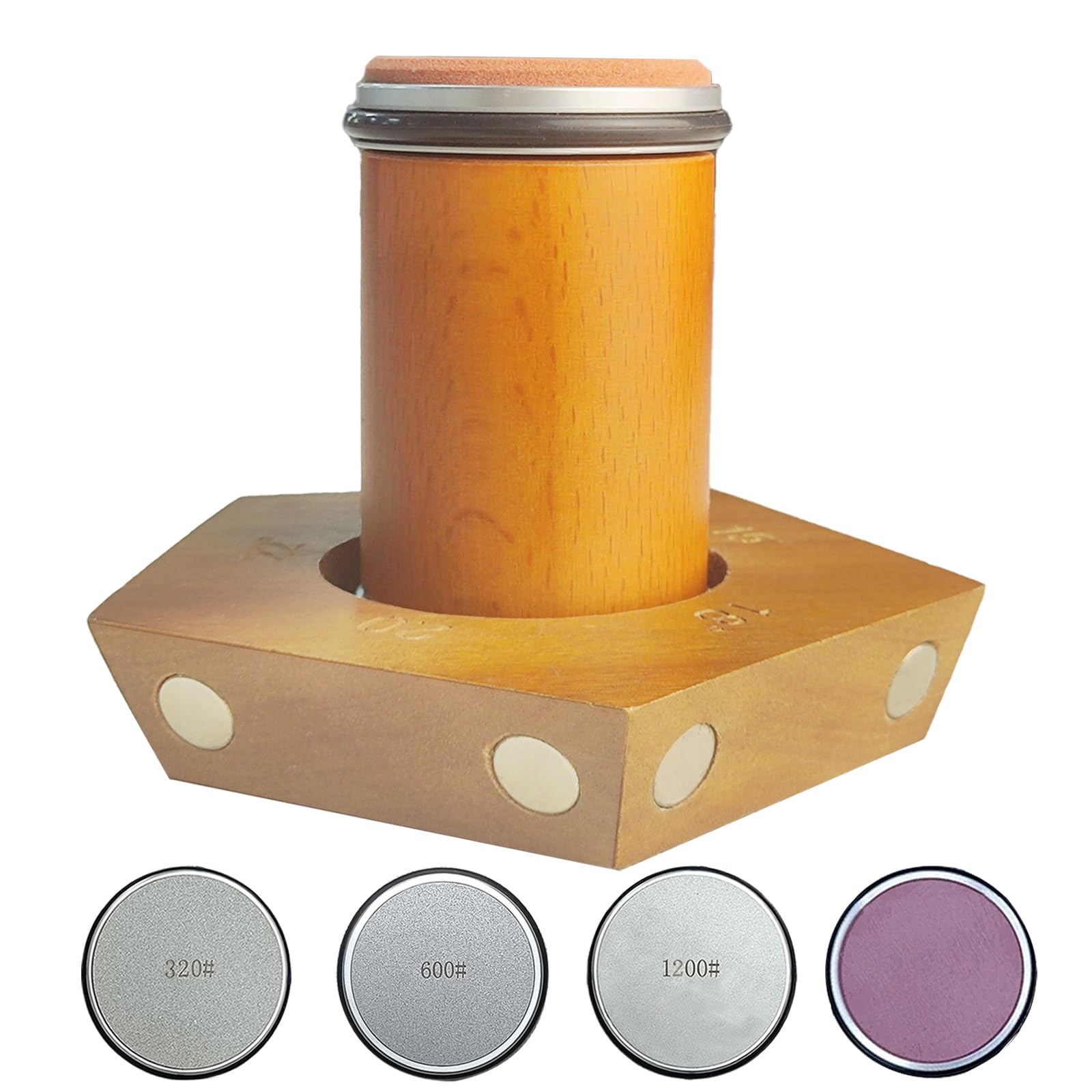 Amazon.com: Rolling Knife Sharpener, 5 Magnetic Angle Base 12/15/18/20 ...