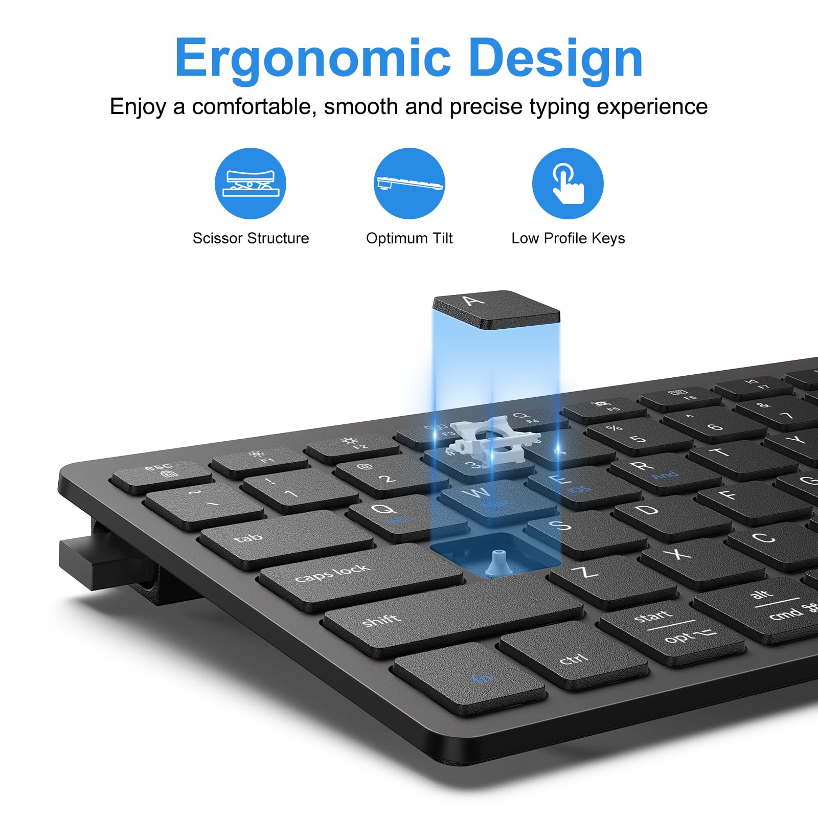 Teclado inalámbrico OMOTON de... - B0F3HQ77WN | Encarguelo.com