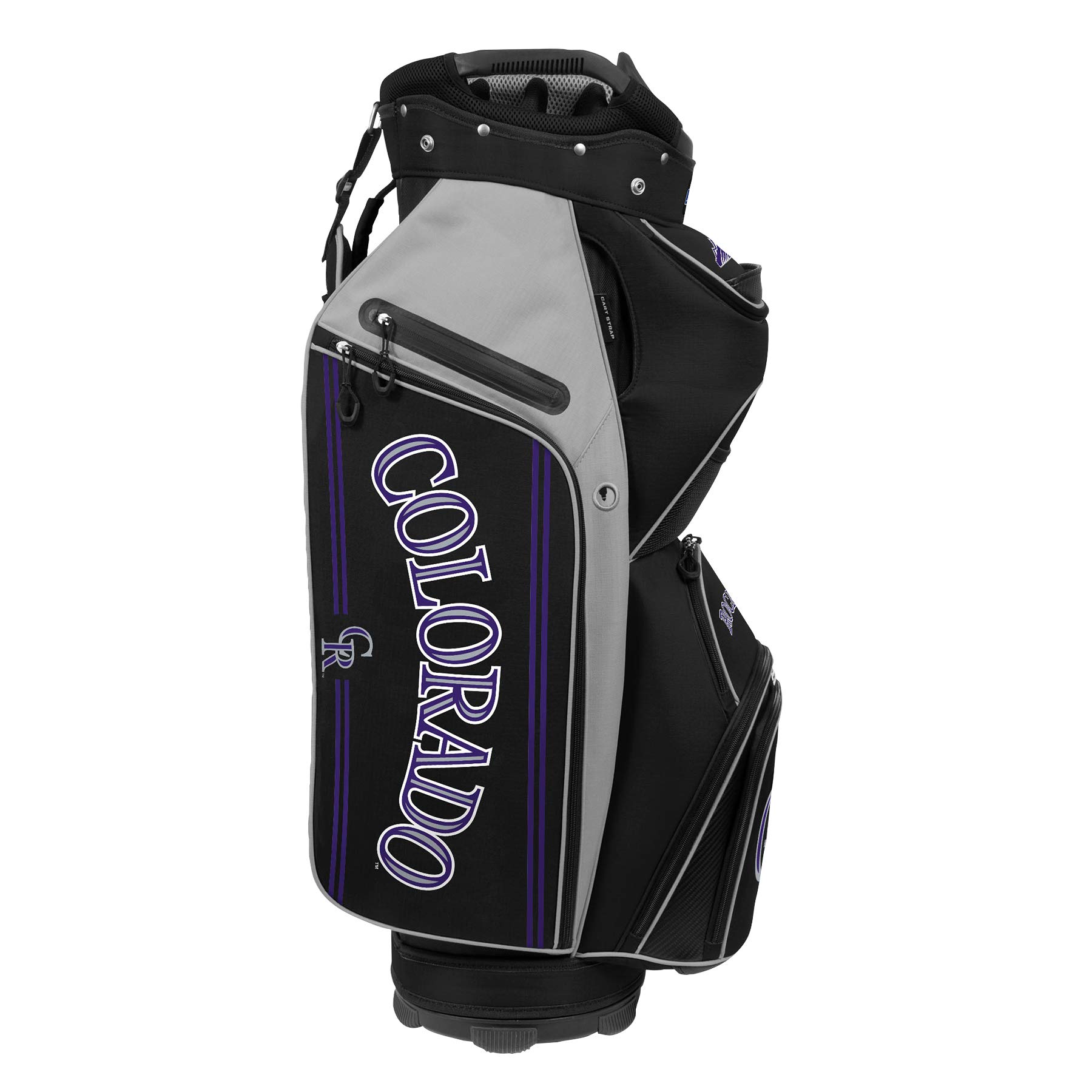Snapklik.com : Colorado Rockies Bucket III Cooler Cart Golf Bag