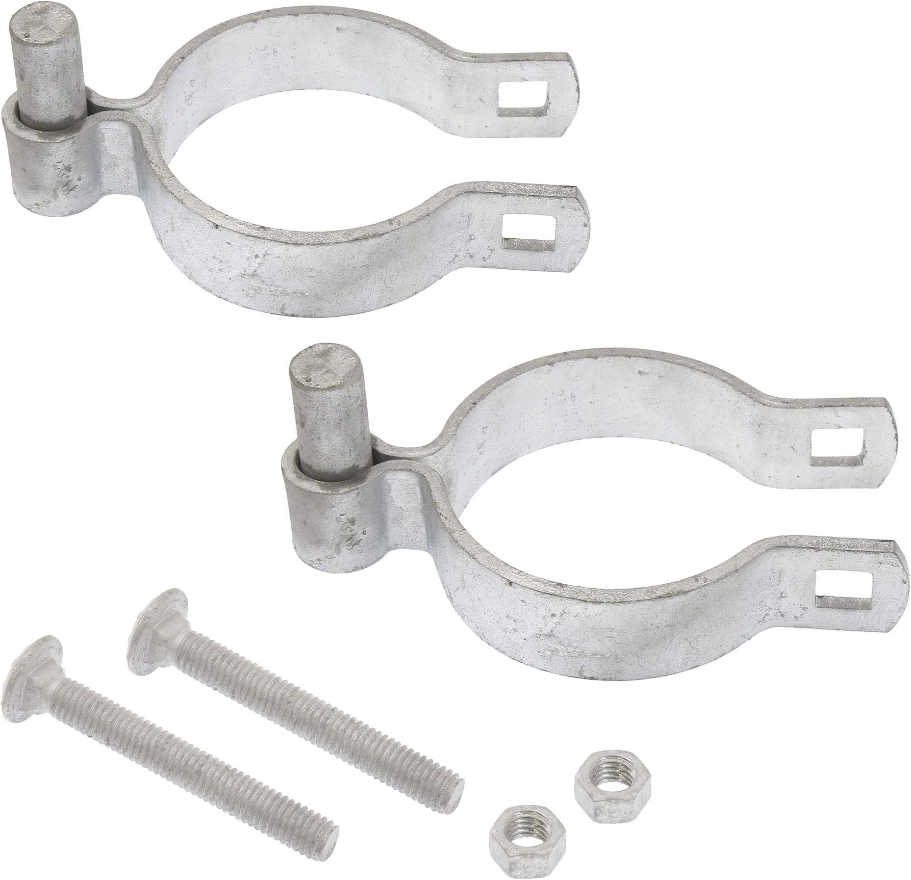 Amazon.com: Pressed Steel Chain Link Fence Post Hinge w/Bolt 3" [2 7/8 ...