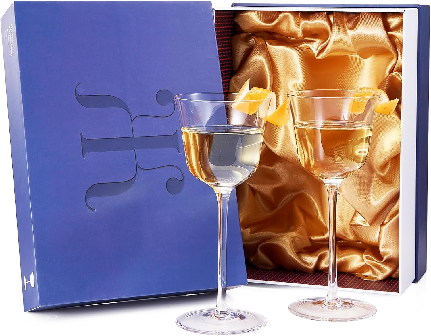 Juego de 2 copas vintage Crystal Nick & NoraWine Coupé – Brillo ...