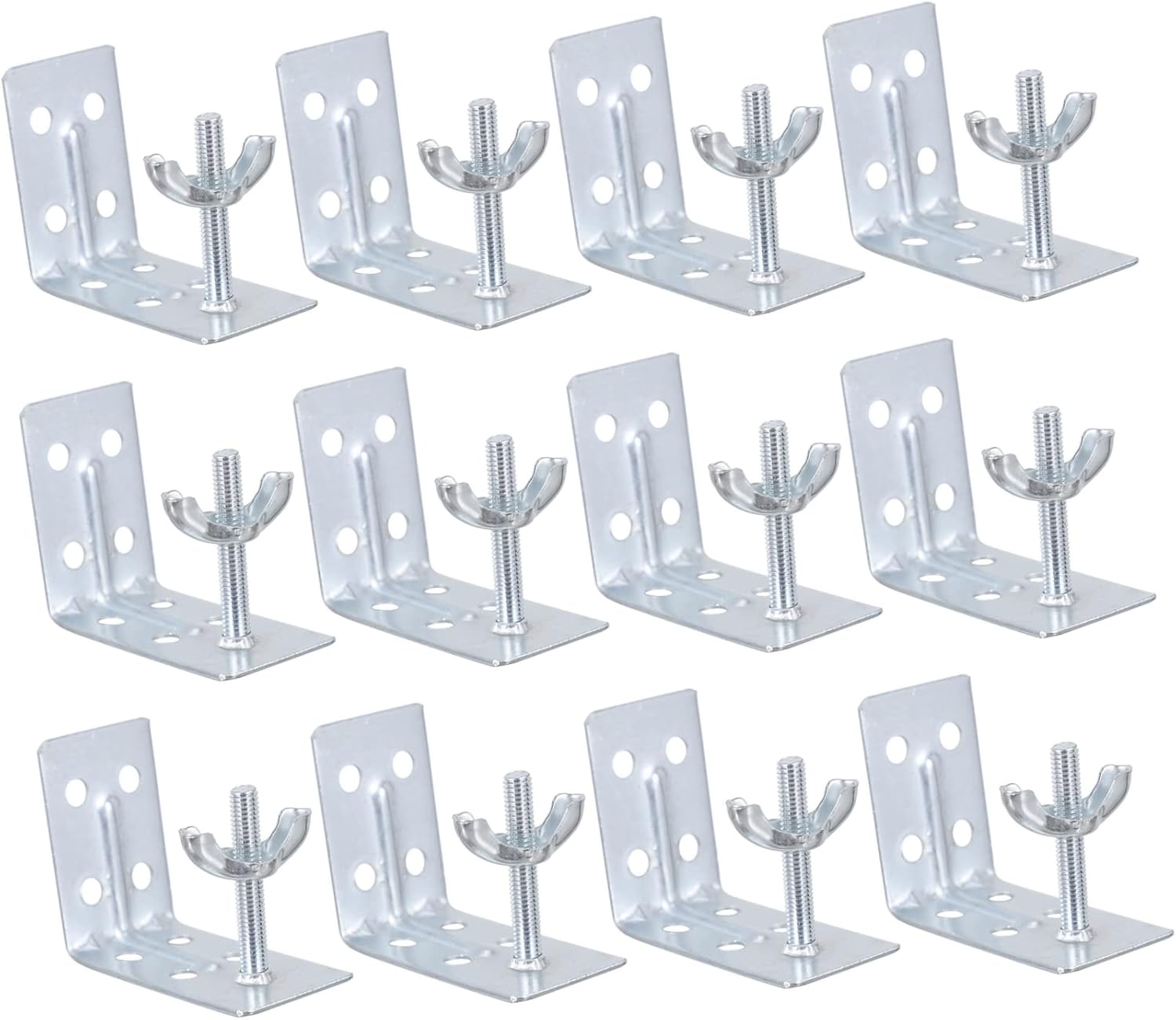 Amazon.com: 12pcs L Type Installation Code Ceiling Decorations Metal ...