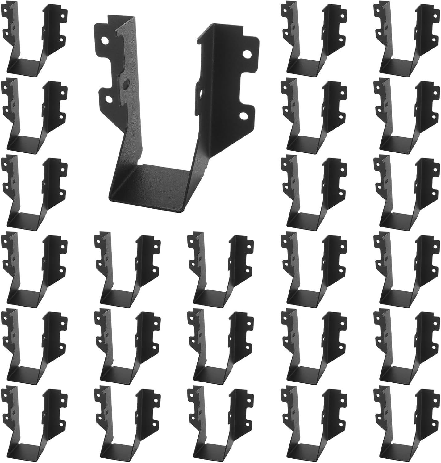 Amazon.com: ACXFOND 25 Pcs 2x4 Face Mount Joist Hanger 18 Gauge, Black ...