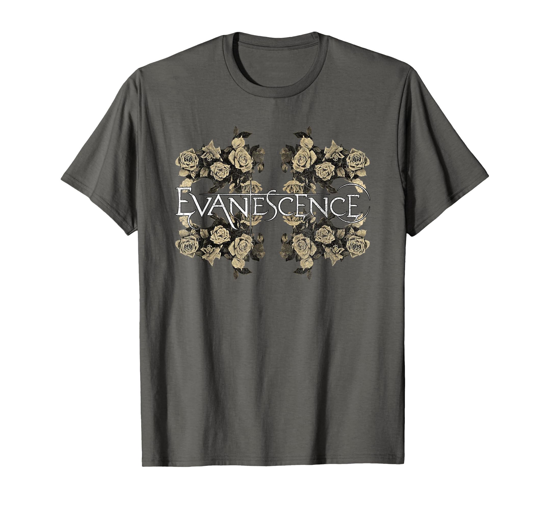 Amazon.com: Evanescence – Roses On Asphalt T-Shirt : Clothing, Shoes ...