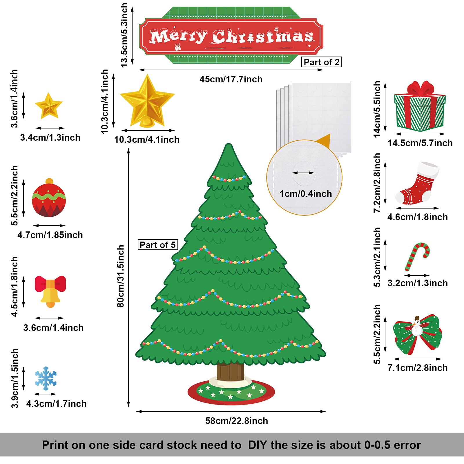 Snapklik.com : 71 Pieces Christmas Classroom Bulletin Board Decor ...