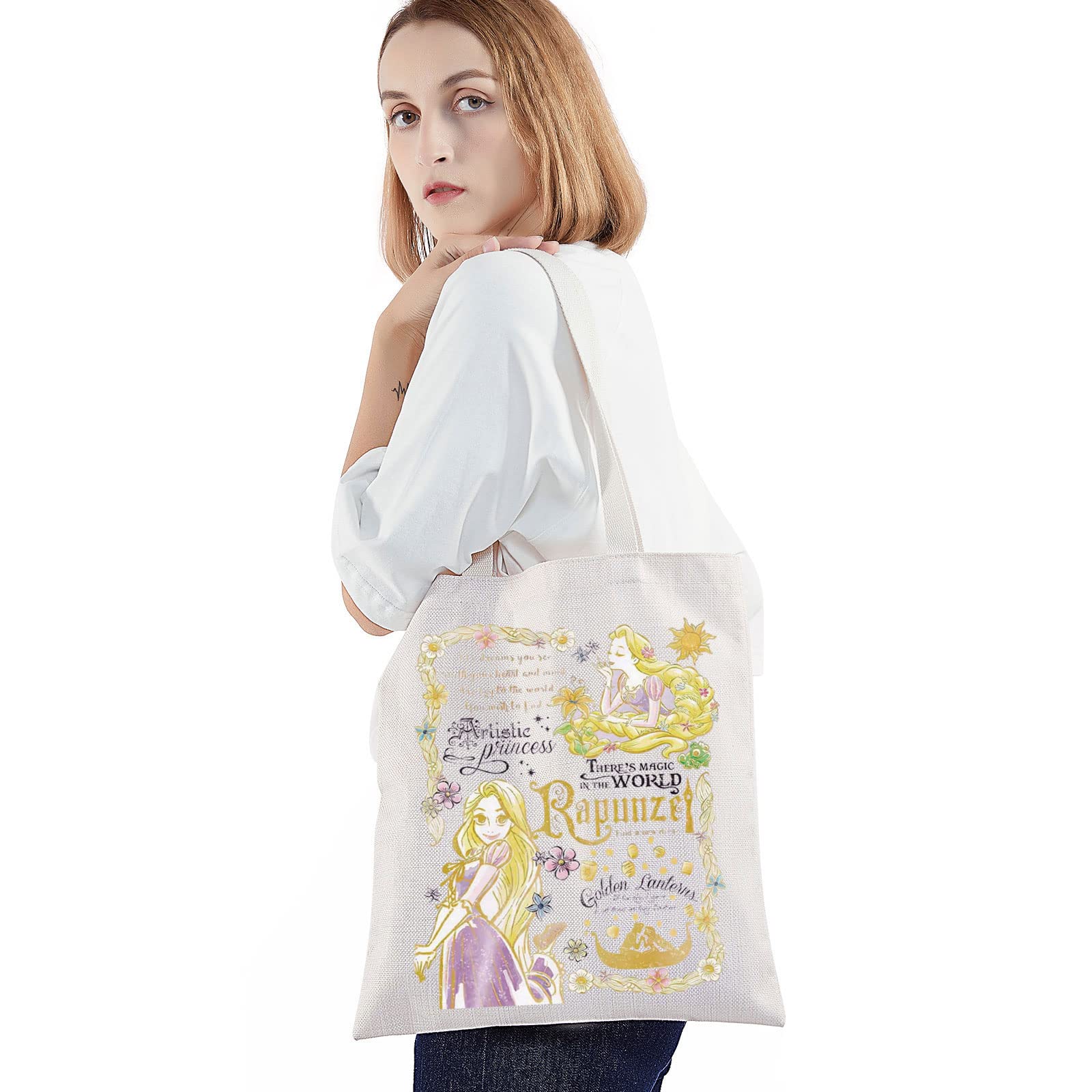 Snapklik.com : BWWKTOP Princess Rapunzel Tote Bag Tangled Lover Gifts ...