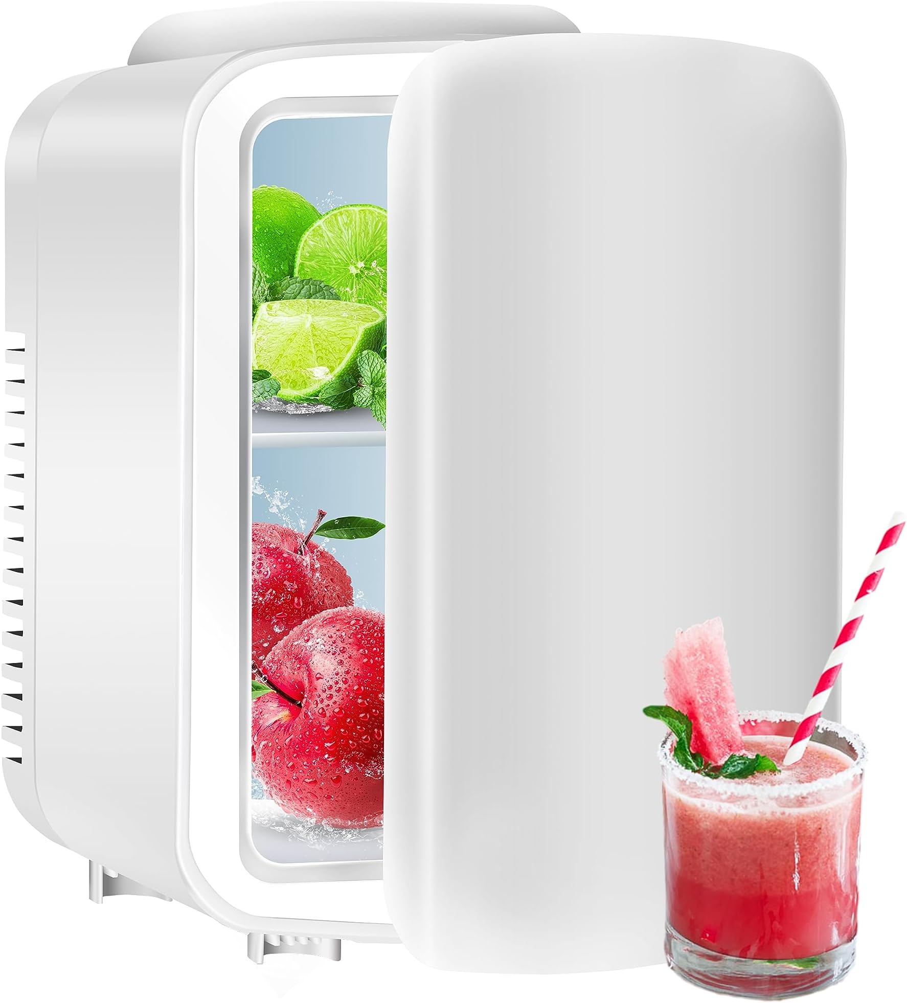 Amazon.com: Simple Deluxe Portable Mini Fridge, 4L/6 Can Cooler and ...
