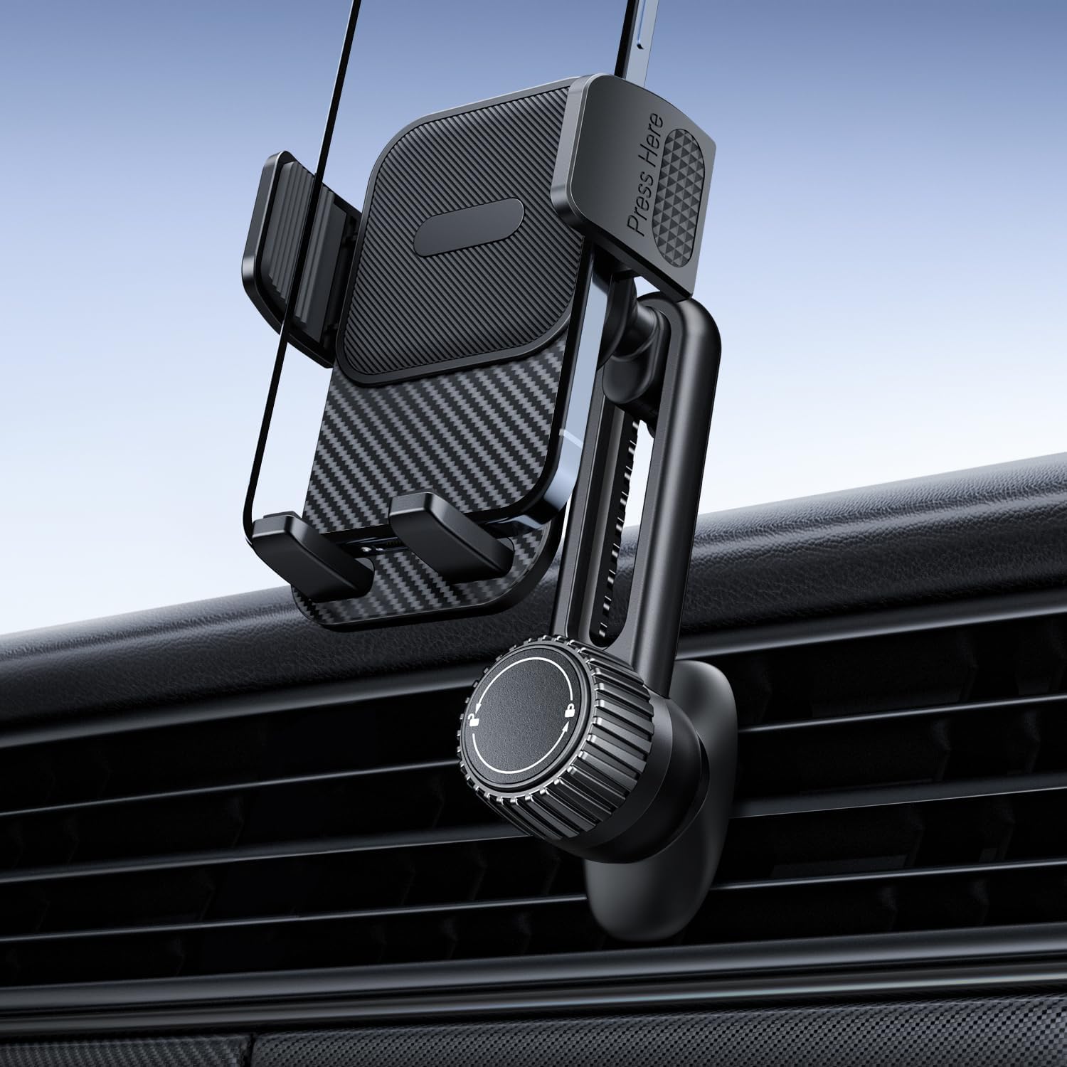 Amazon.com: Holdersafe Phone Mount for Car Vent: [Never Blocking] Air ...