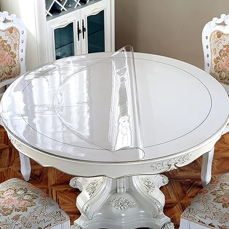 Amazon.com: LovePads 2mm Thick 36 Inch Clear Round Table Protector for ...