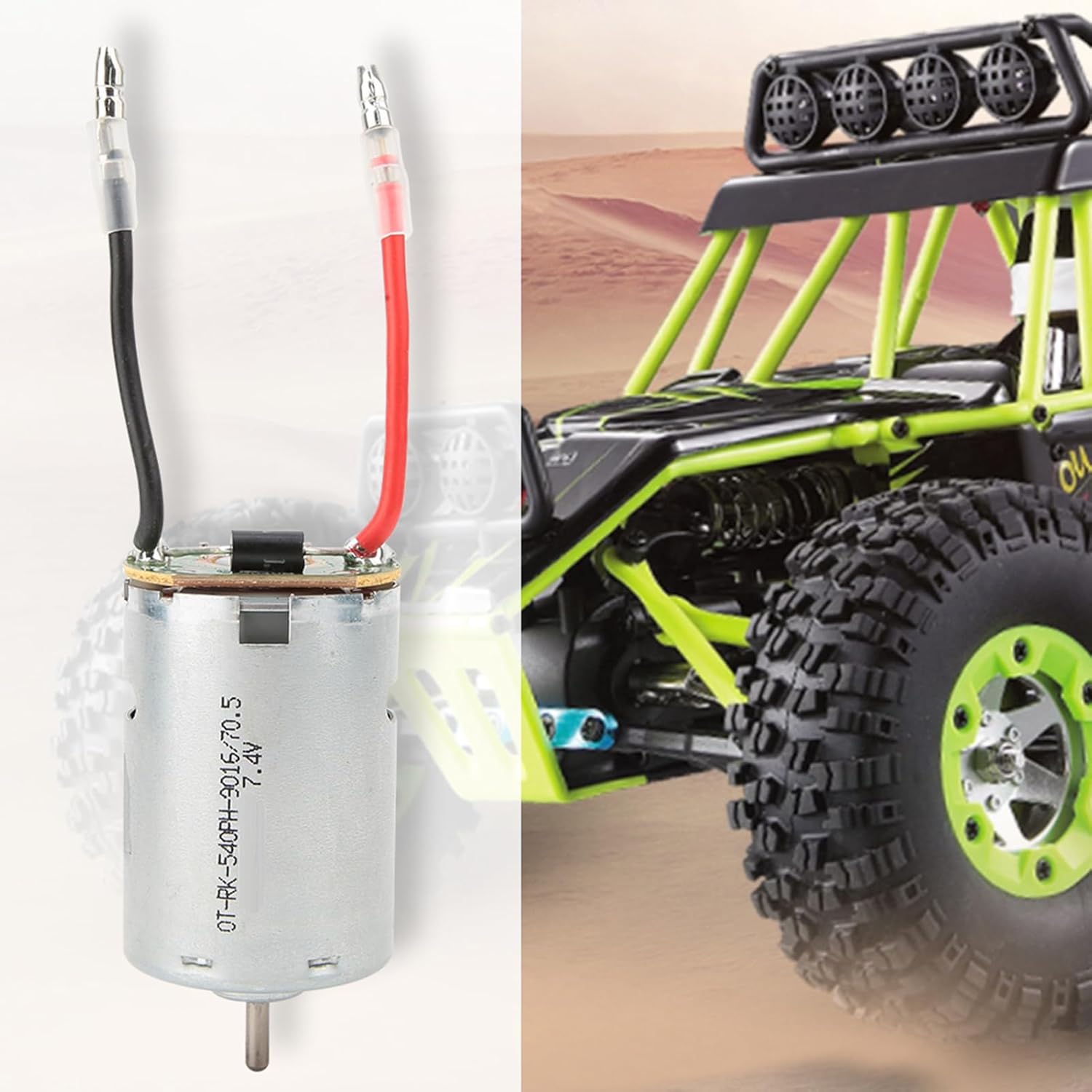 Amazon.com: RC Car Motor, Electric Motor Drive Engine Accessory Remote ...