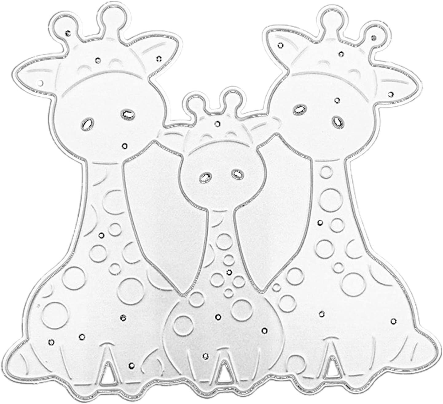 Amazon.com : appuivbt Animal Giraffe Cutting Dies Embossing Stencil ...