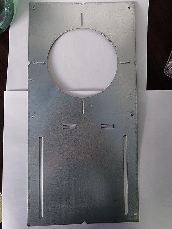 4 Inch Flat Mounting Plate, Rough-in Plate, New Construction Mounting ...