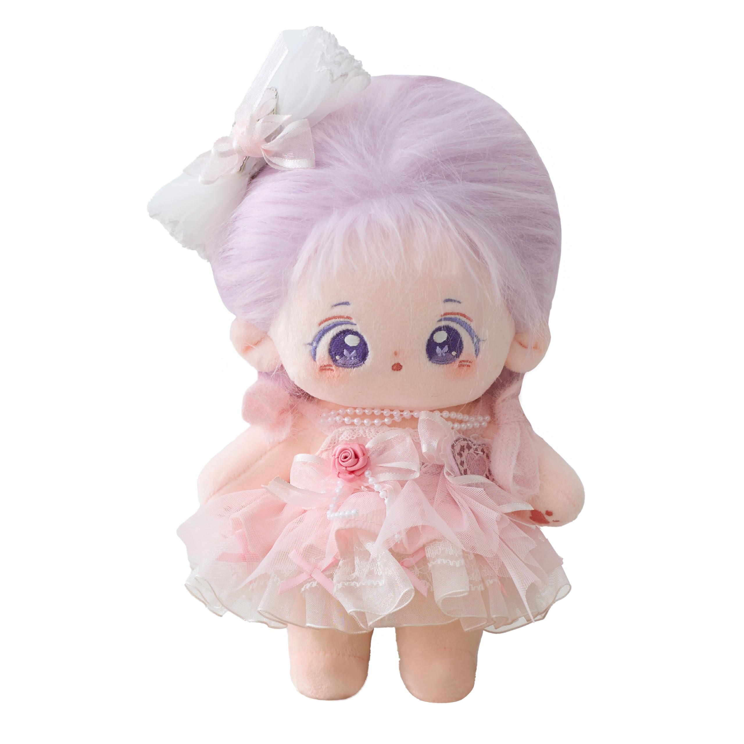 Amazon.com: CALEMBOU Plush Doll, 20cm Cute Cotton Doll with Skeleton ...