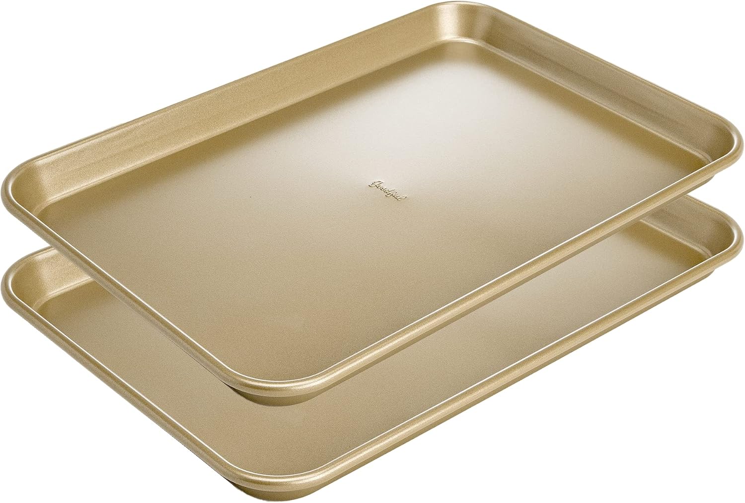 Amazon.com: Goodful Nonstick Cookie Baking Sheet Set, Heavy Duty Carbon ...