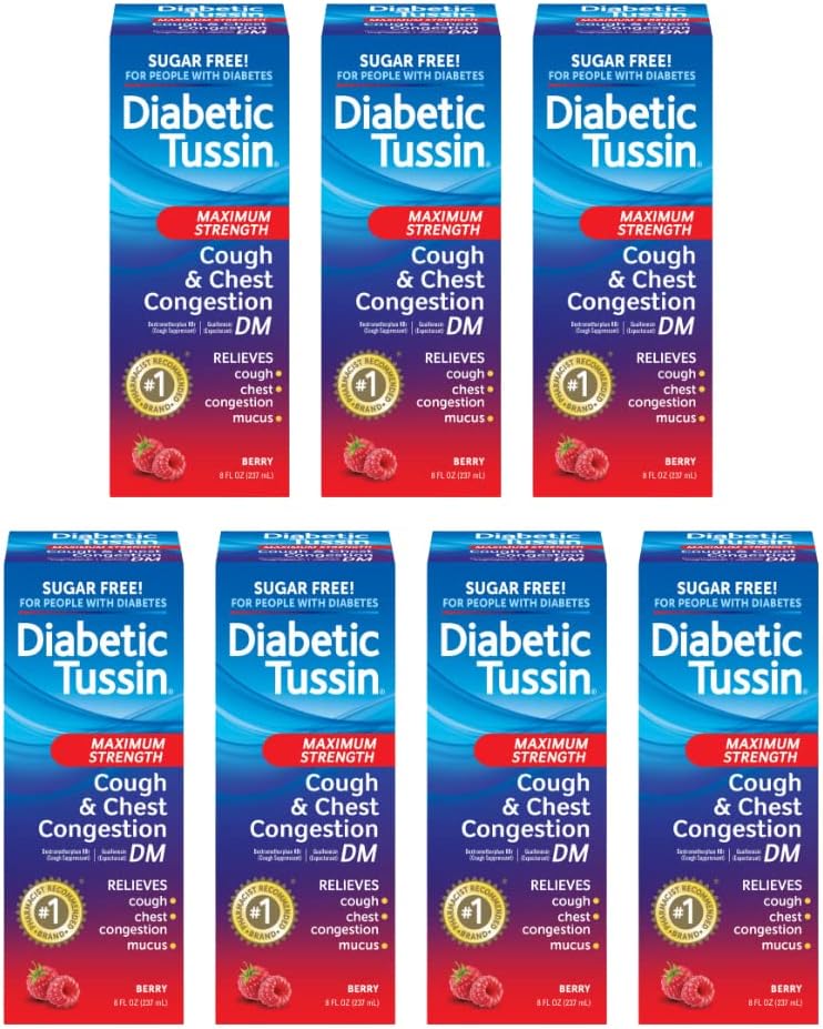 Amazon.com: Diabetic Tussin DM Maximum Strength Cough Medicine with ...
