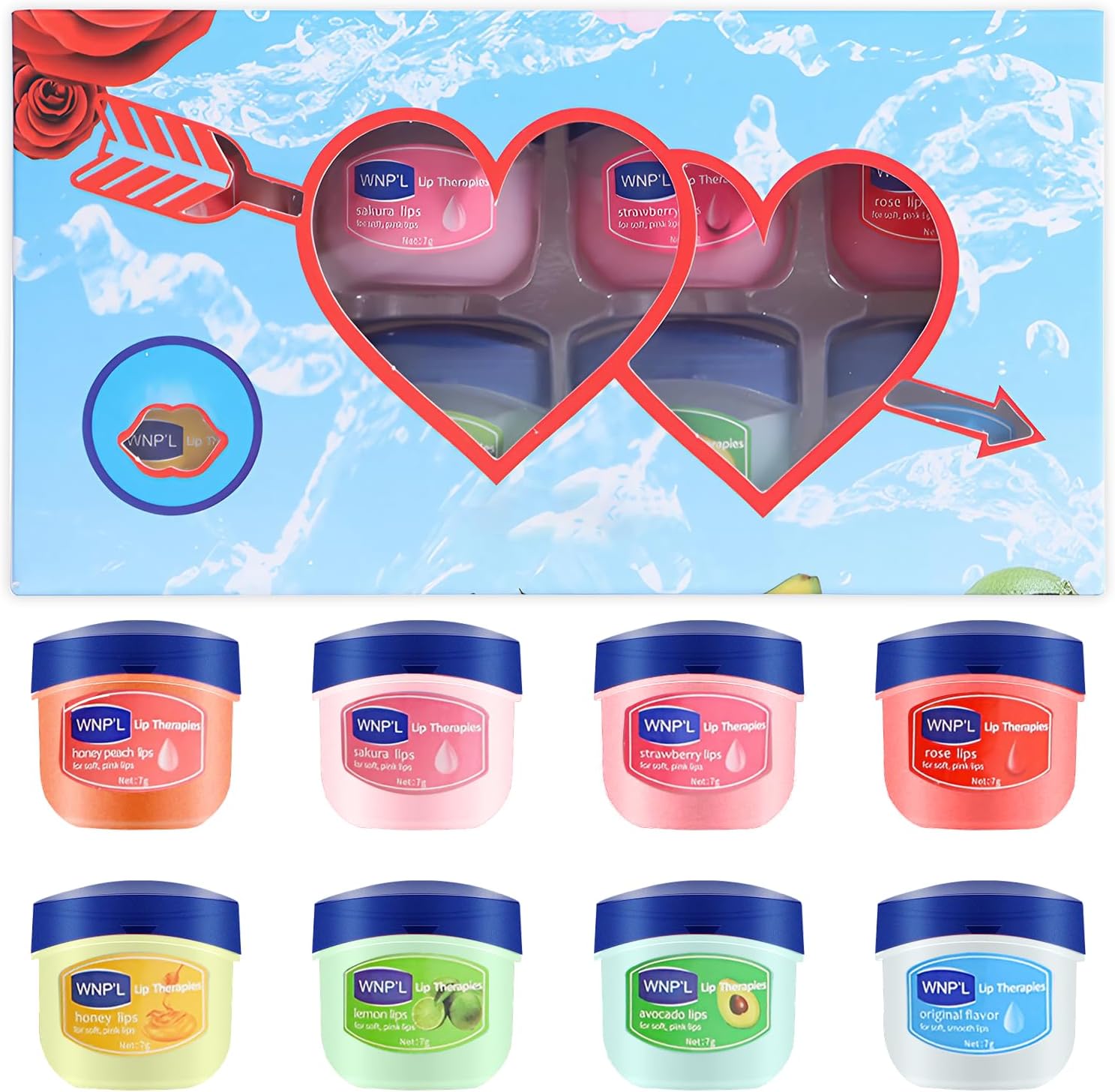 8Pcs Mini Lip Balm, Lip Balm Multipack, Lip Balm Bulk, Mini Gift Set ...
