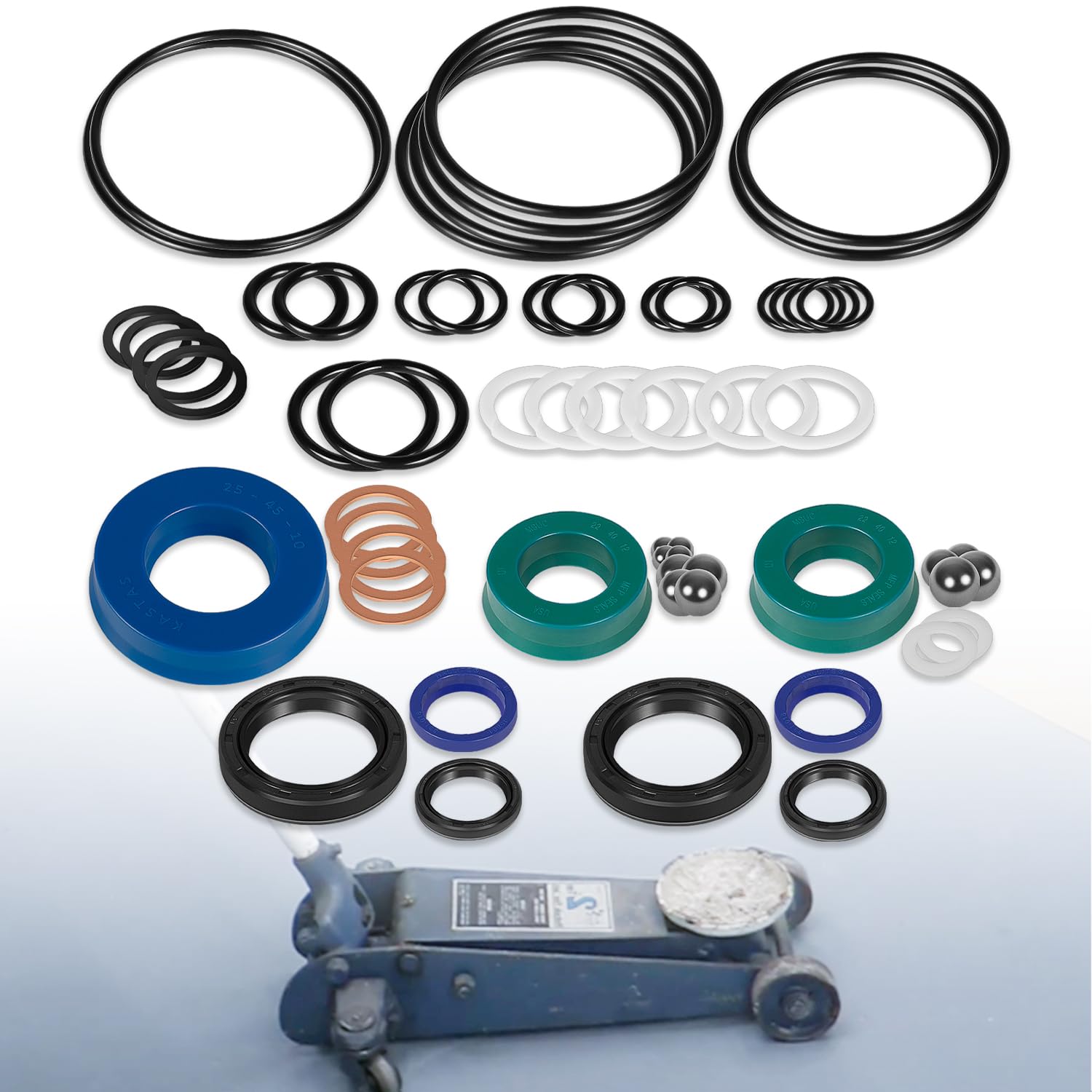 Amazon.com: 328.12031 Floor Jack Seal Replacement Kit for Sears ...