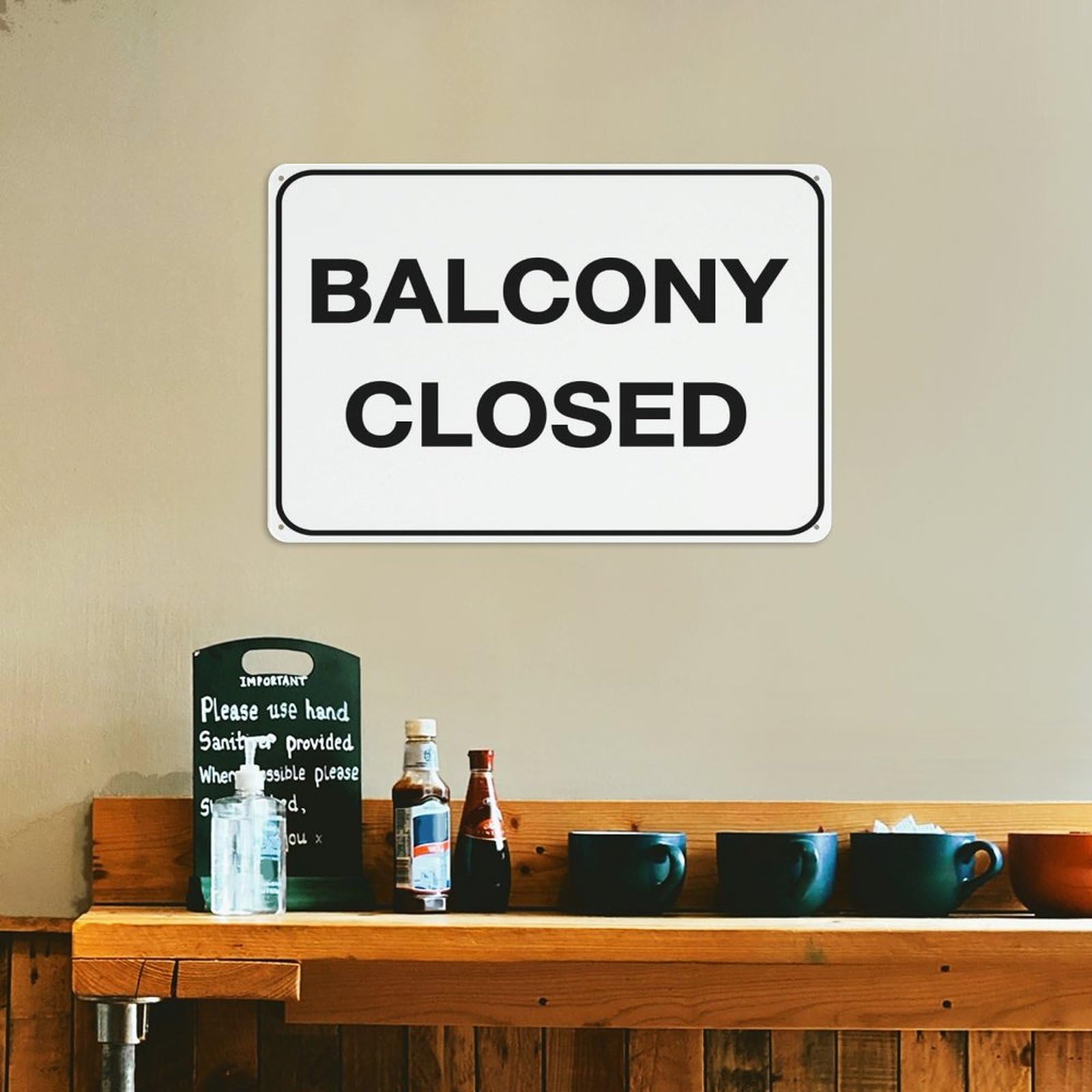 Balcony Closed Sign Balcony Closed Sign – New Signs