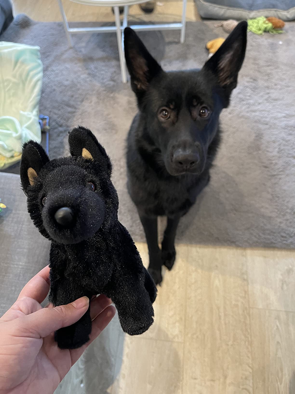 Black German Shepherd Stuffed Animal