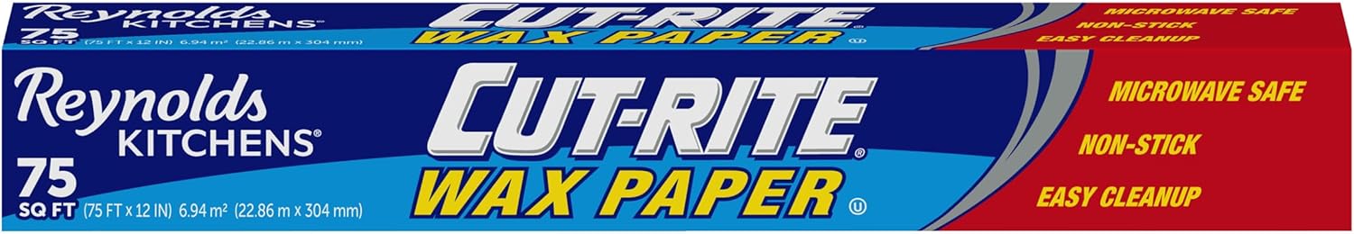 Amazon.com: Reynolds Cut-Rite Wax Paper, 75 Square Foot Roll
