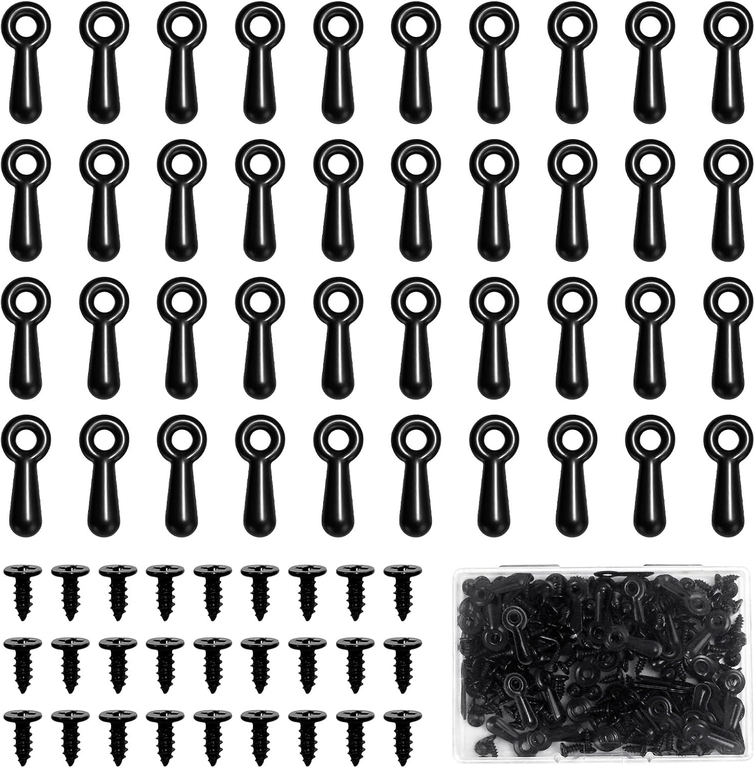 100 Pcs Metal Picture Frames Turn Button Fasteners with Screws, Picture ...
