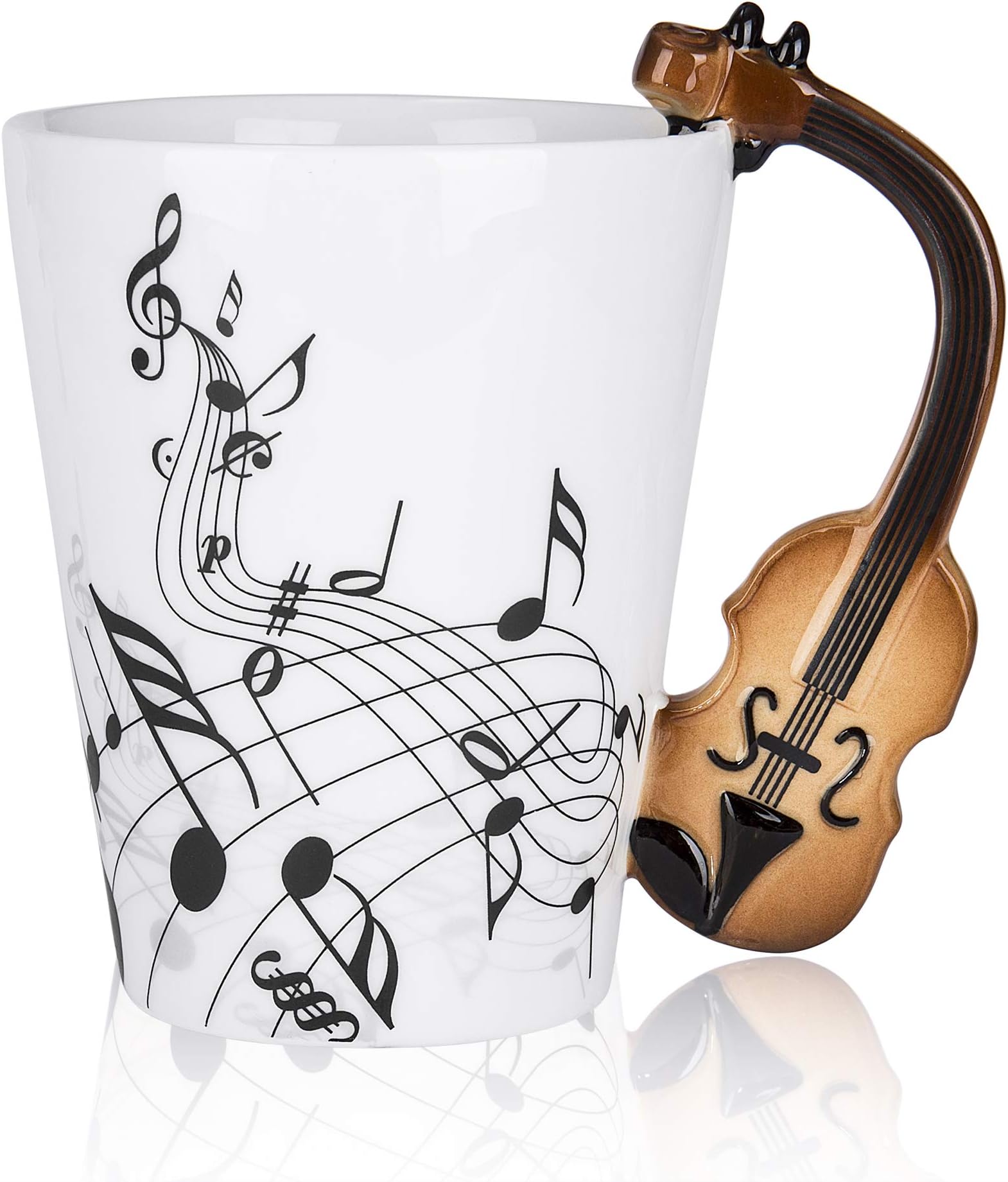 Amazon.com: Maxcheck 3 Pcs Music Coffee Mug with Guitar Music Note ...
