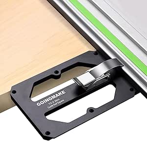 GOINGMAKE Compact Guide Rail Square with Edge Support,Track Saw Square ...