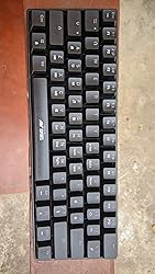 Ant Esports MK1300 Mini Wired Mechanical Gaming Keyboard with 60% ...